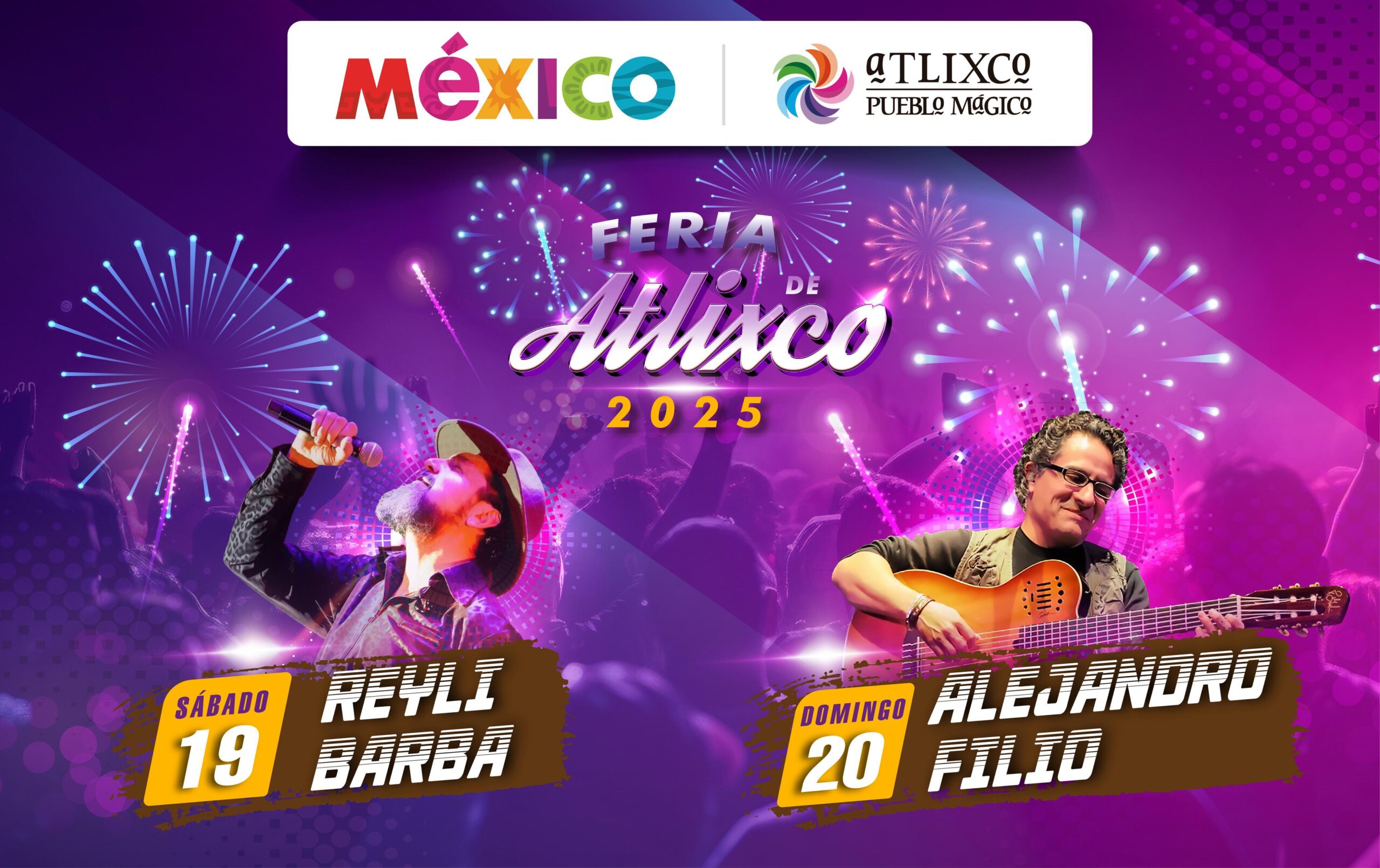 Reyli Barba y Alejandro Filio en la Feria de Atlixco 2025 - Revista 360 Grados